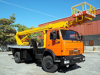 Nova KamAZ AP-22 auto dizalica s korpom