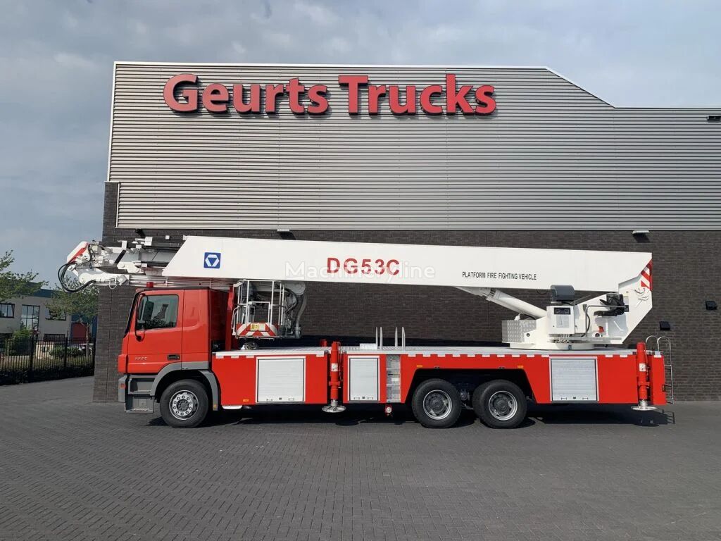 Mercedes-Benz Actros 3332 6X4 XCMG DG53C FIRE FIGTHING PLATFORM 53 METER teleskopska dizalica