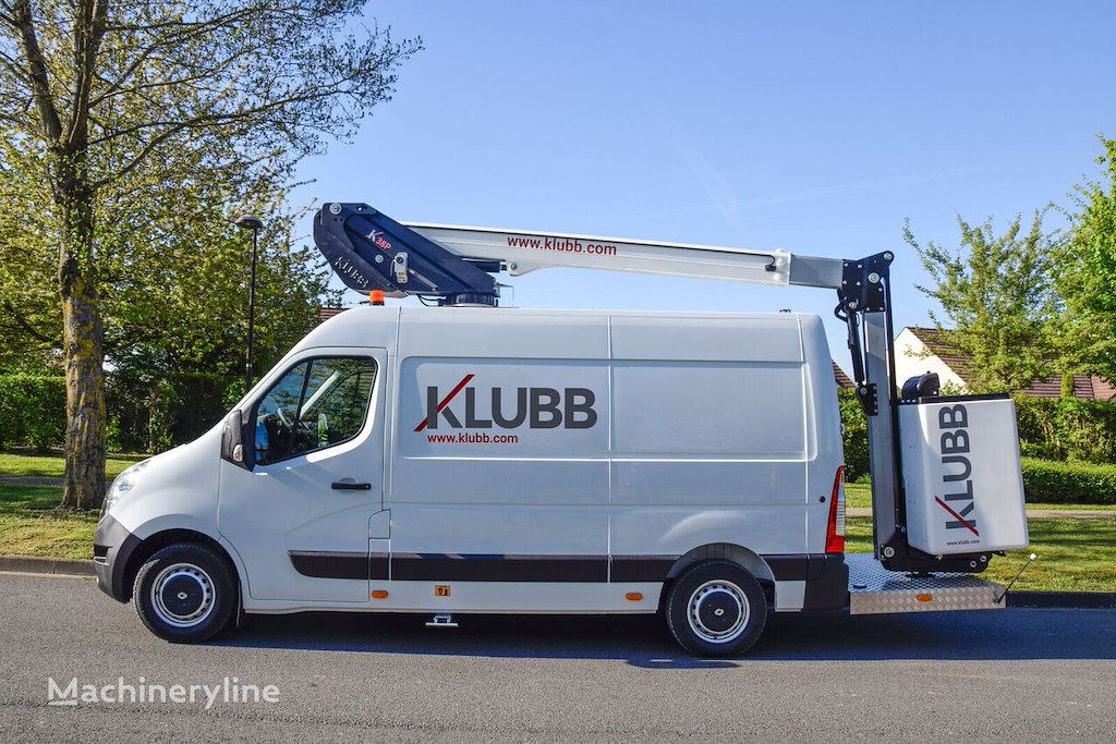 Nova KLUBB K38P na baze furgona Renault Master auto dizalica s korpom