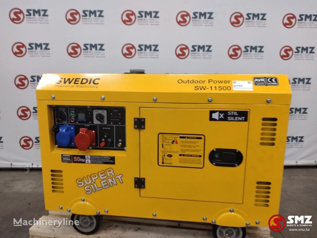 Novi Diversen Stroomgroep Swedic SW-11500 10KVA diesel generator