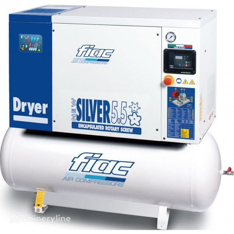 Novi Fiac New Silver D 5.5 / 200 Silent 4 kW 450 L / min 10 Bar Elektrisch stacionarni kompresor