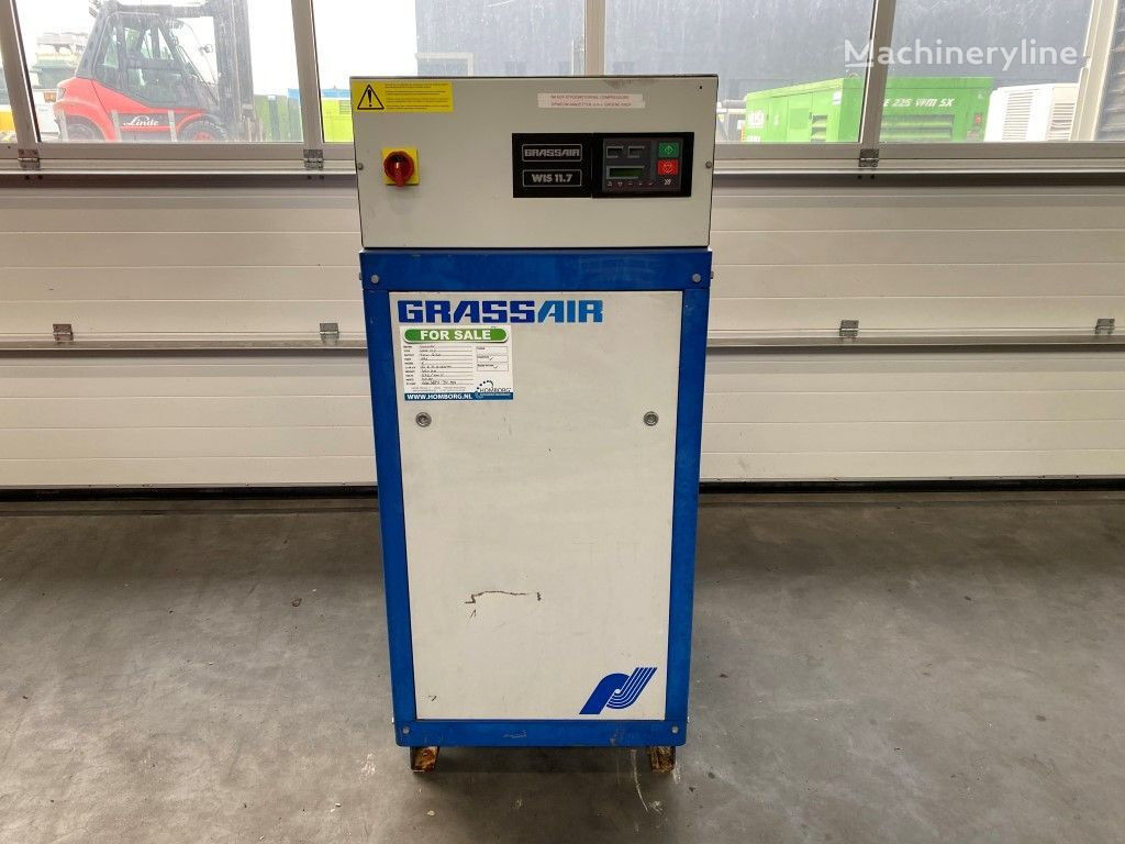 Grassair WIS 11.7 Silent 4 kW 550 L / min 12 Bar Schroefcompres mobilni kompresor