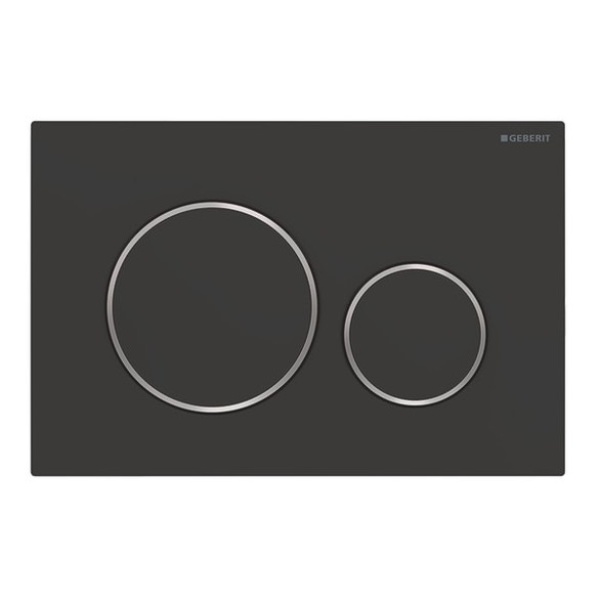 TASTER (TIPKA) SIGMA 20 MAT CRNA-HROM – GEBERIT