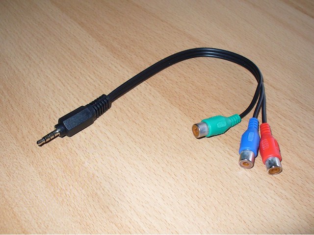 Video-audio adapter sa tri kanala