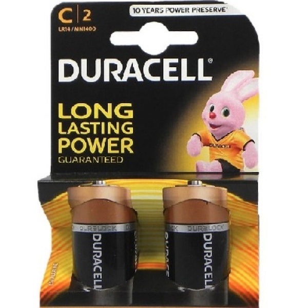 DURACELL 1.5v C VELIKA 2kom