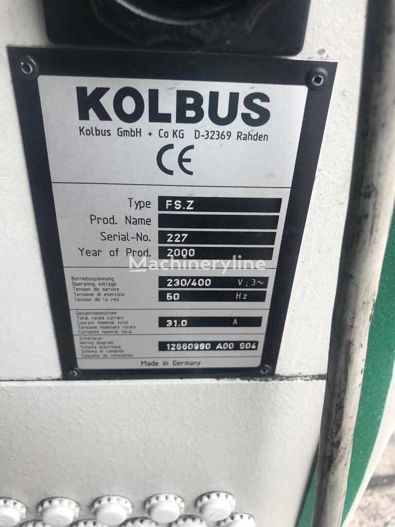 Kolbus FS.Z ostale štamparske mašine