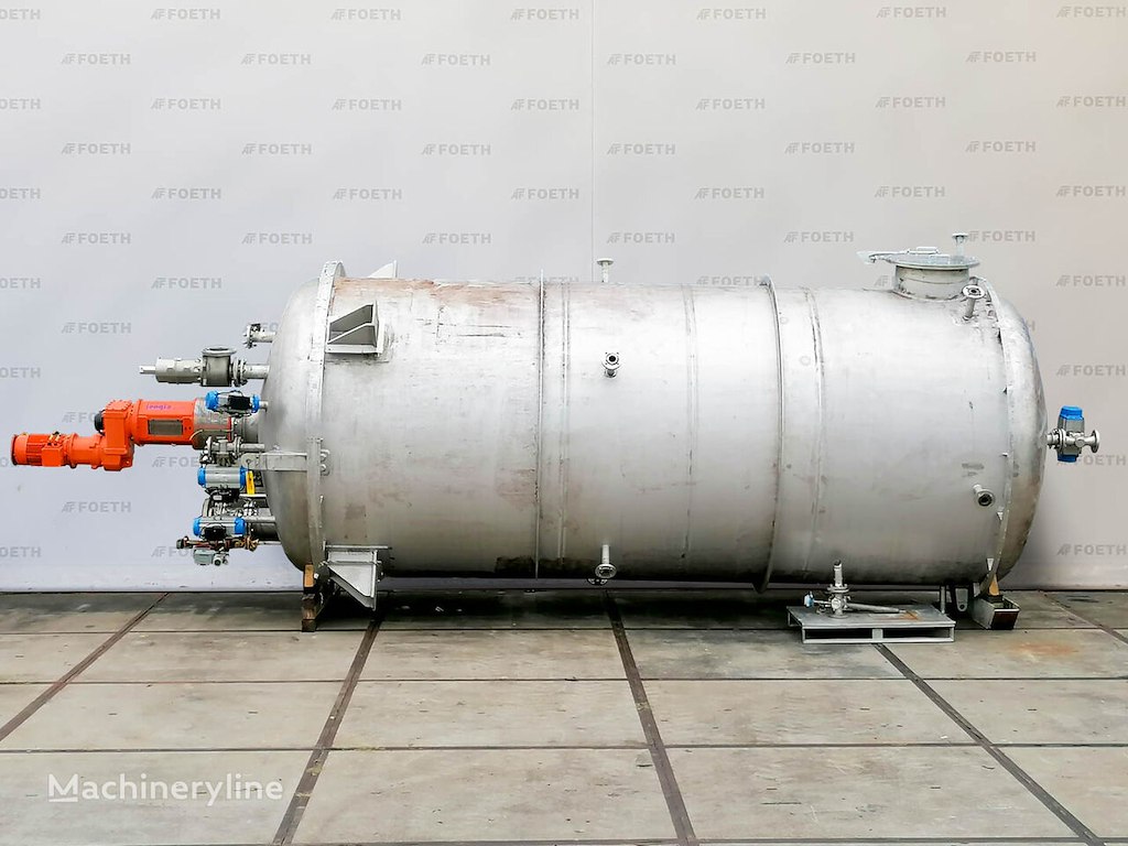 GPI Tanks & Process Equipment 30m3 Vacuum steam distillation hemijski reaktor