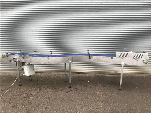 NNP Stainless S bend conveyor trakasti transporter