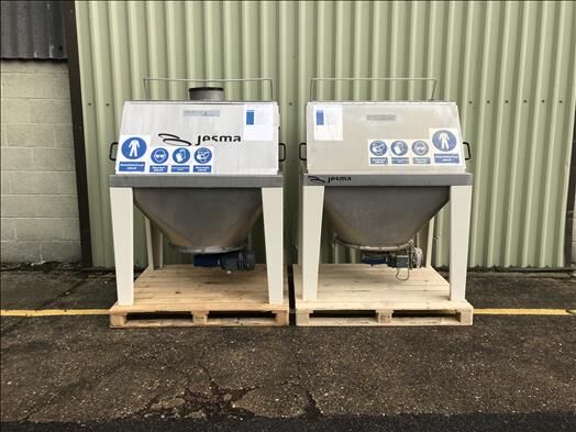 Jesma stainless agitated hopper homogenizator