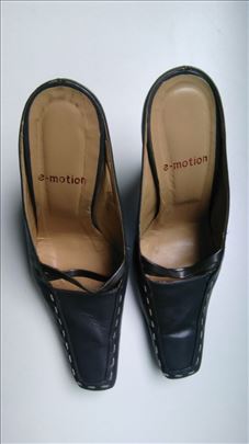 Sandale ženske, kožne, italijanske, sive, E-motion