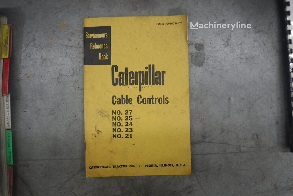 MANUAL DE PARTES 27,25,24,23 drugi radni delovi za Caterpillar 27,25,24,23 bagera