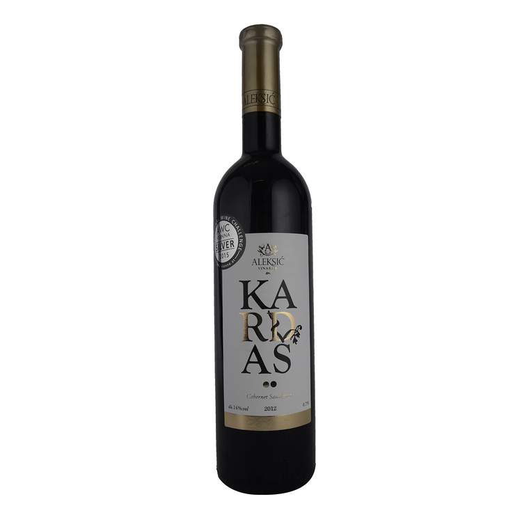 Aleksić Kardaš Cabernet Sauvignon suvo crveno vino 0,75l