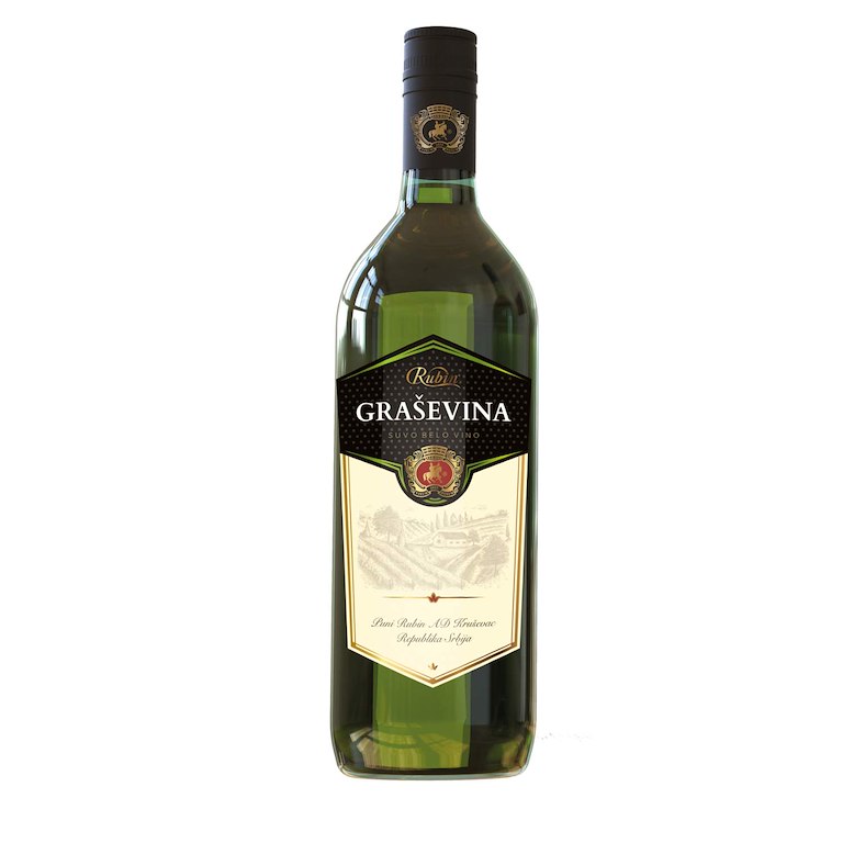 Rubin Graševina vino 1l