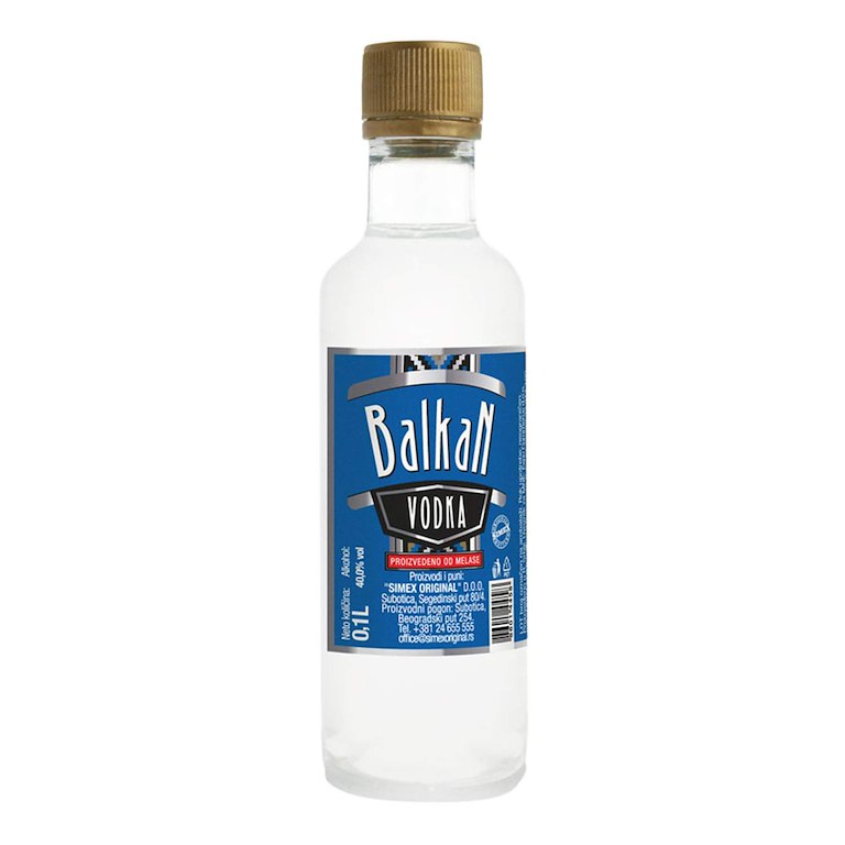 Balkan vodka 0,1l Simex