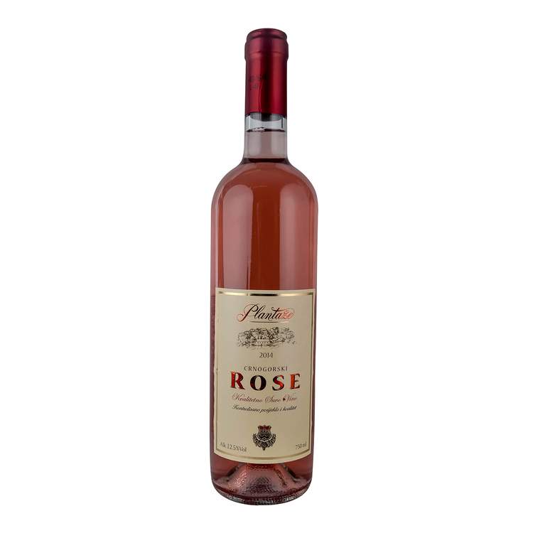 Plantaže crnogorski Rose vino 0,75l