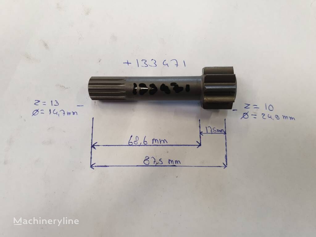 VTS SUNGEAR 10T 13T L=87,5mm 6643002110 primarno vratilo za bagera