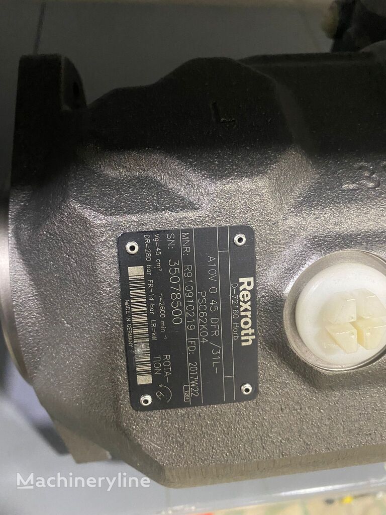 Rexroth A10VO45DFR/31L-PSC62K04 R910910219 hidraulična pumpa za bagera