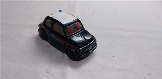 Burago Fiat 500 Carabinieri 1:43,China, izgreban f