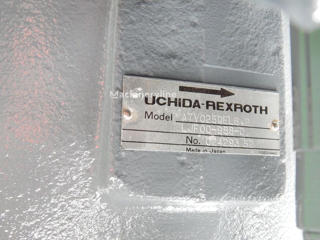 Fiat-Hitachi UCHIDA REXROTH A7V0250EL6. 2 UCHIDA REXROTH hidraulična pumpa za Fiat-Hitachi EX455 bagera