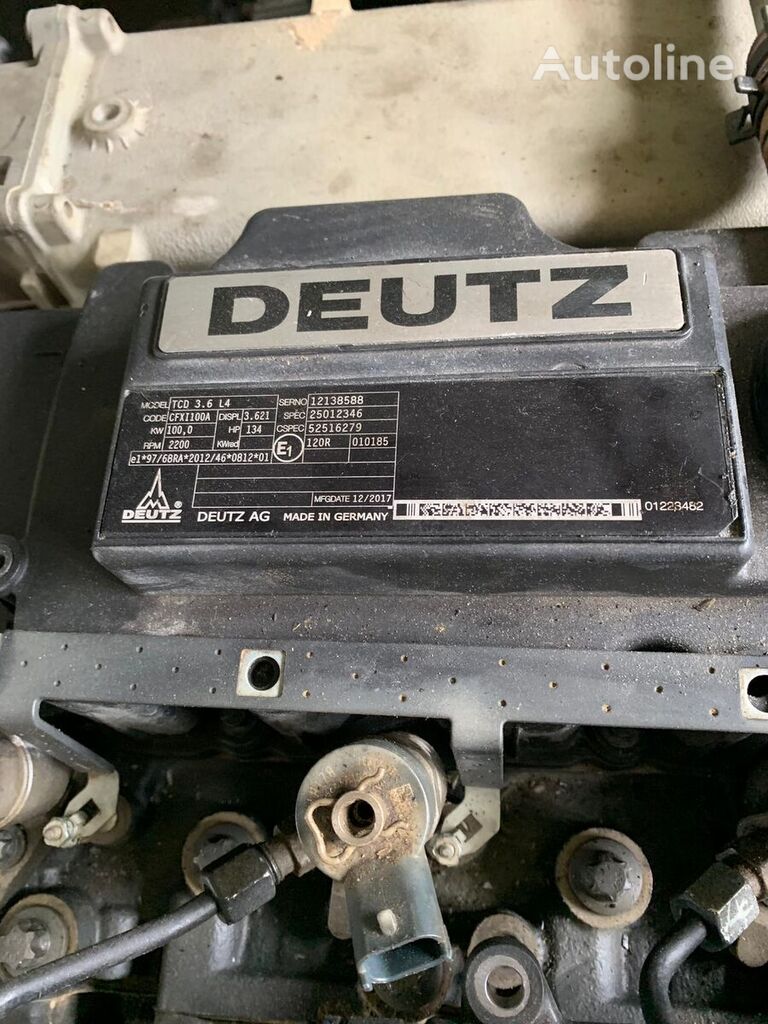 Deutz TCD 3.6 L4 motor za prednjeg utovarivača