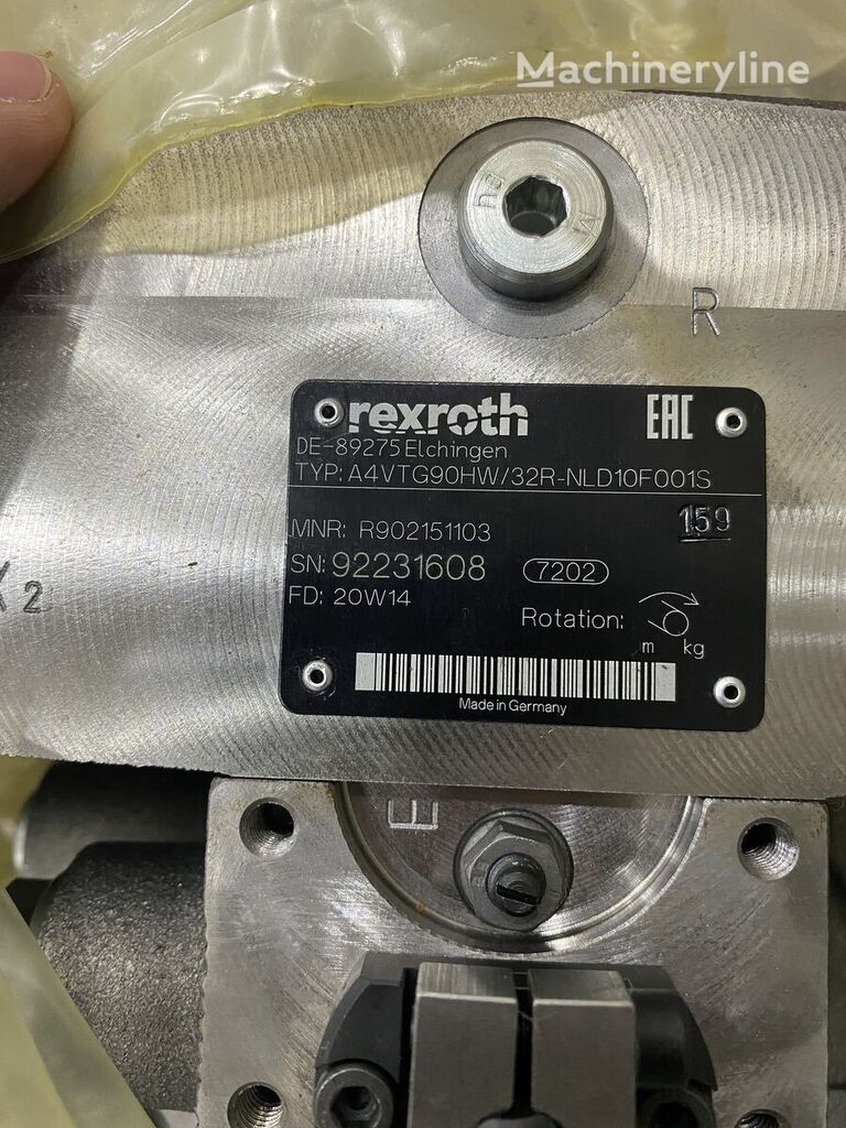 Rexroth A4VTG90HW/32R-NLD10F001S hidraulična pumpa za kamiona s mešalicom za beton