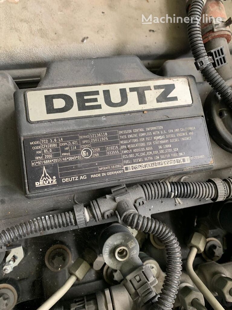 Deutz TCD 3.4 L4 motor za bagera