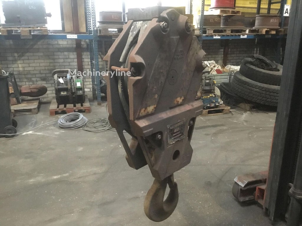 Liebherr Hookblock 17mm 1 sheave 16t blok za podizanje za autodizalice