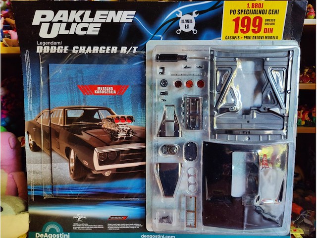 Paklene ulice br 1. Dodge charger  De Agostini Novo