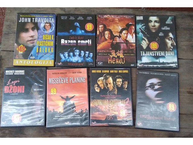 DVD FILMOVI 8 KOMADA