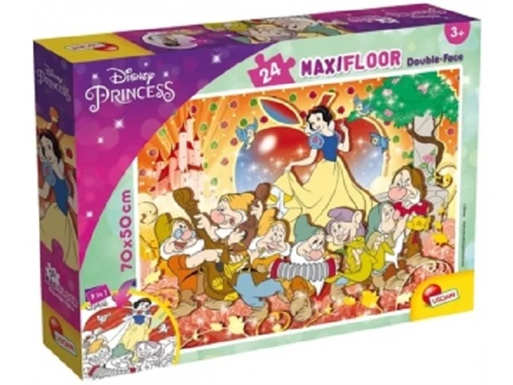 Lisciani Slagalica maxi Snow White 24pcs složi i oboji 86627