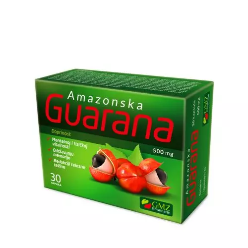 Ervamatin Amazonska guarana 500mg 30 kapsula