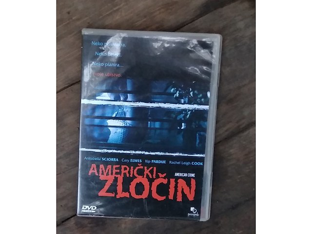 DVD AMERICKI ZLOCIN