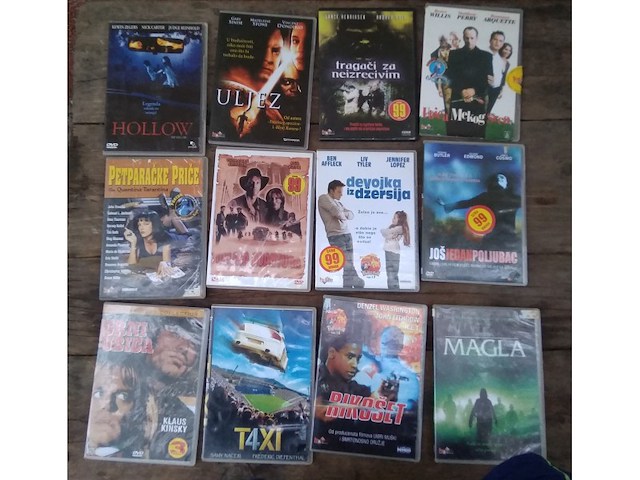 DVD FILMOVI 12 KOMADA