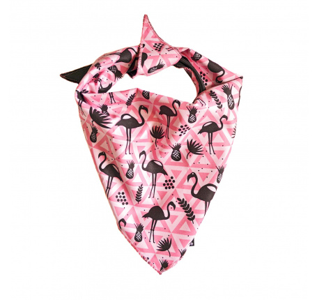 13th dog Bandana Flamingo