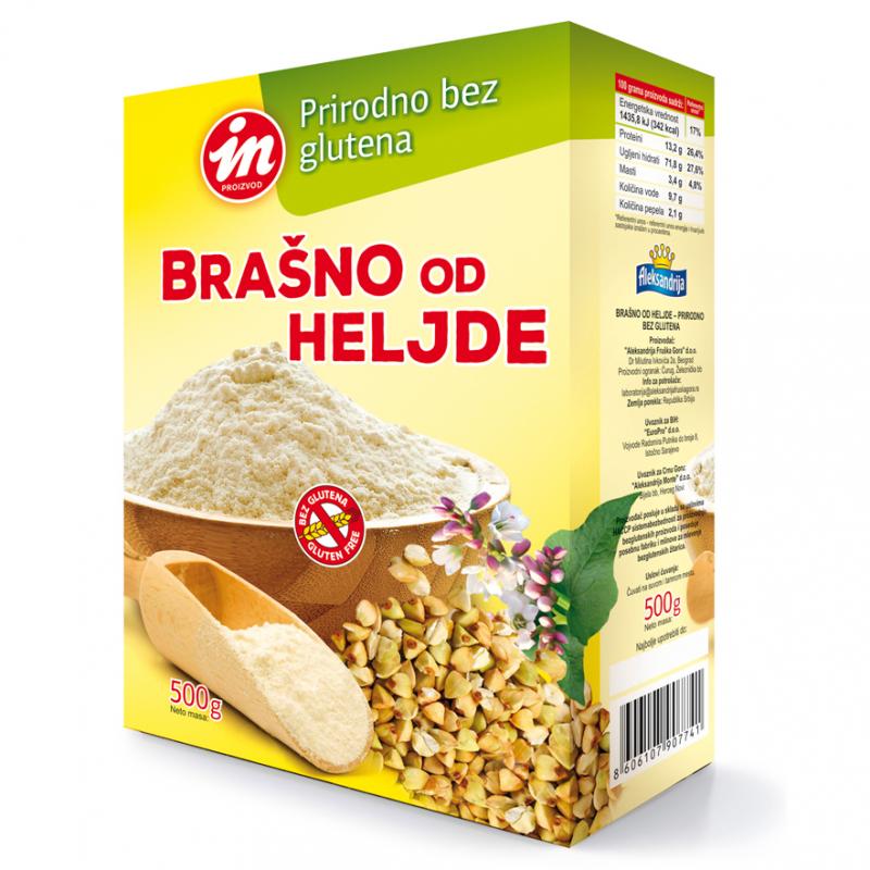 BRAŠNO OD HELJDE
BEZ GLUTENA 500g