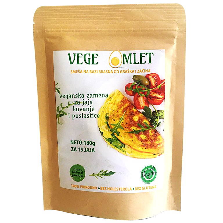 VEGE OMLET
POSNA JAJA 180g
VEGE OMLET od dva jaja
POSNA MUSAKA OD KROMPIRA