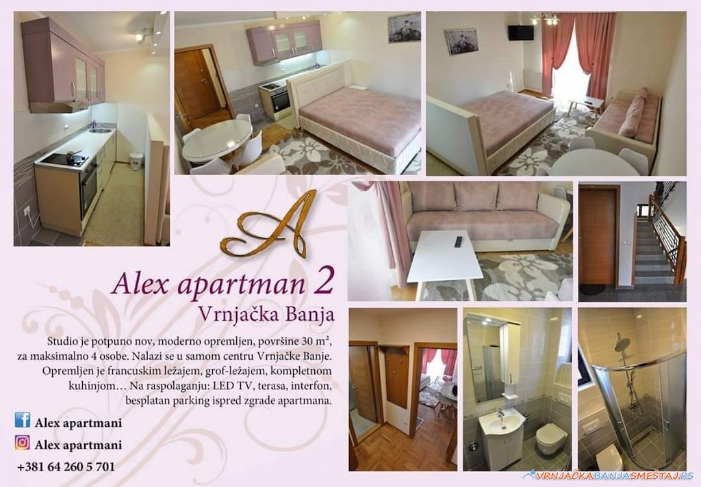 Apartmani u Vrnjačkoj Banji - Apartman ALEX 2