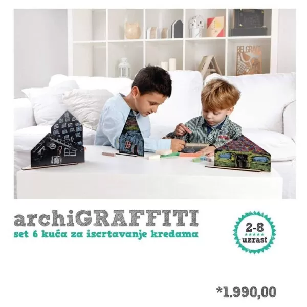 Archi Graffiti – Kućice za crtanje kredama