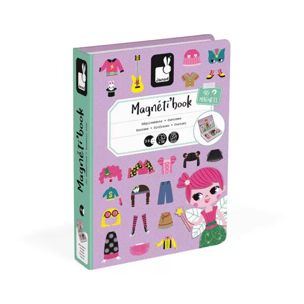 Janod – Knjiga sa magnetima Magneti Book Obuci devojčicu