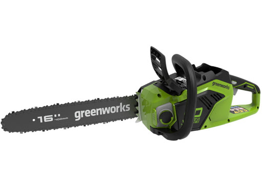Baterijska testera Greenworks GD40CS18 , motor 1,8 kW bez četkica, mač 40cm , tip lanca 3/8, bez baterije i punjača