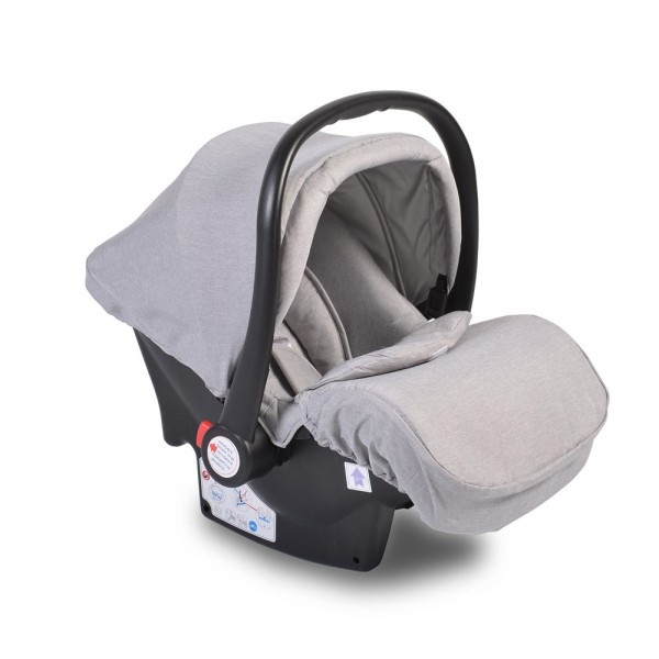 Autosediste nosiljka za bebe MONI (0-13kg), Cangaroo, Light Grey