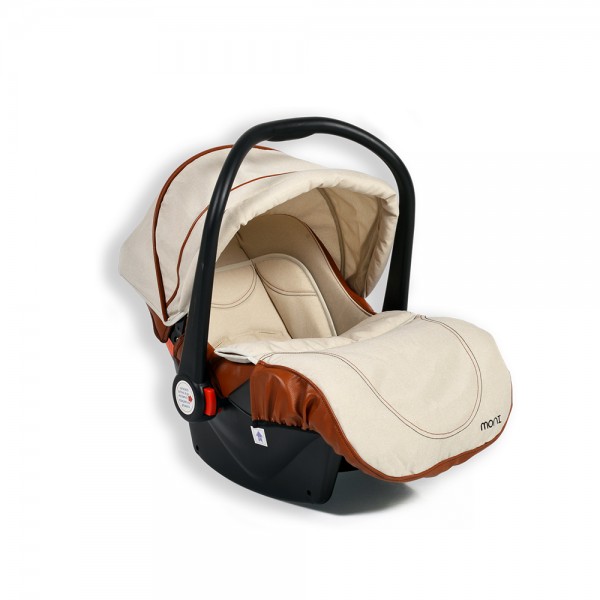 Autosediste nosiljka za bebe ALMA (0-13kg), Cangaroo, Beige