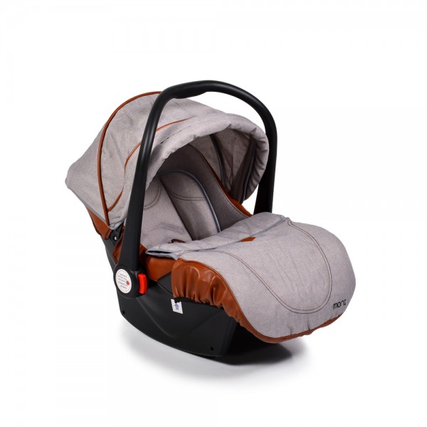 Autosediste nosiljka za bebe ALMA (0-13kg), Cangaroo, Light Grey