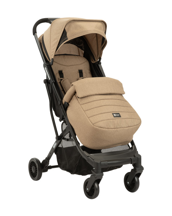 Kisobran kolica za bebe FITTO, Kikka Boo, Golden Beige