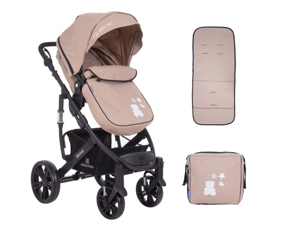 Kolica za bebe BELOVED, Kikka Boo, Beige 0-15kg