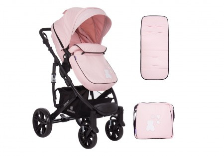 Kolica za bebe BELOVED, Kikka Boo, Light Pink 0-15kg