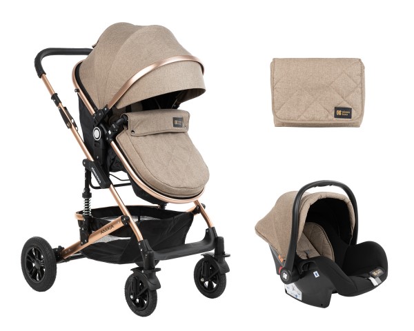 Kolica za bebe AMAIA set 2u1 sa autosedistem, Kikka Boo, Beige