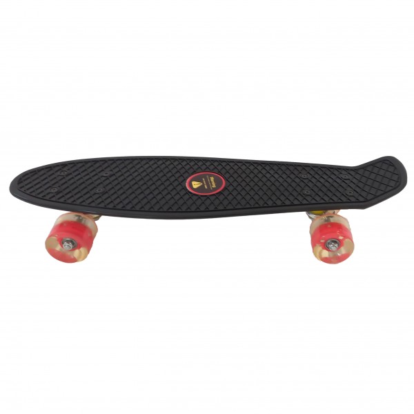 Skejtbord za decu SIMPLE do 50 kg, Crni