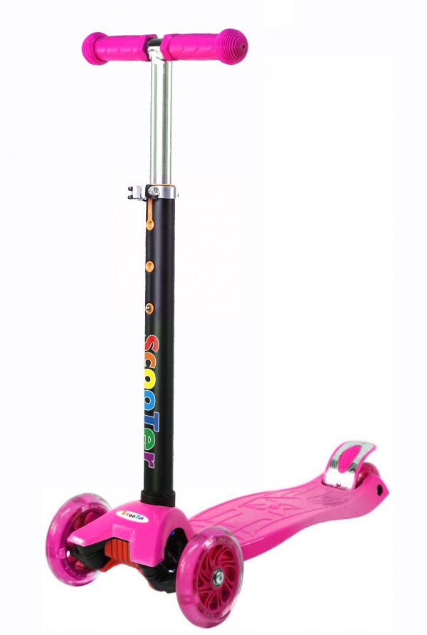 Trotinet za decu TS-208, do 35 kg, Roze