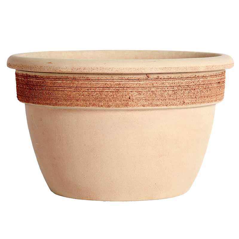 SAKSIJA 32cm CAMPANELLA GRAFFIATA TERRACOTA DEGREA 1332G